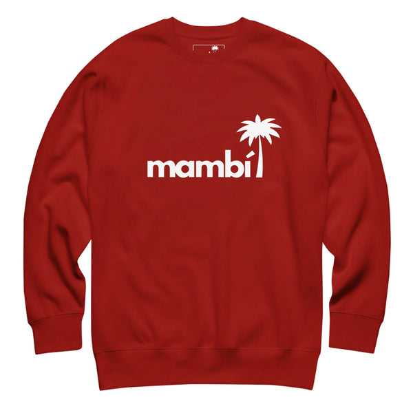 "Fernándo" Premium Logo Sweatshirt | Unisex | White Print – Mambí